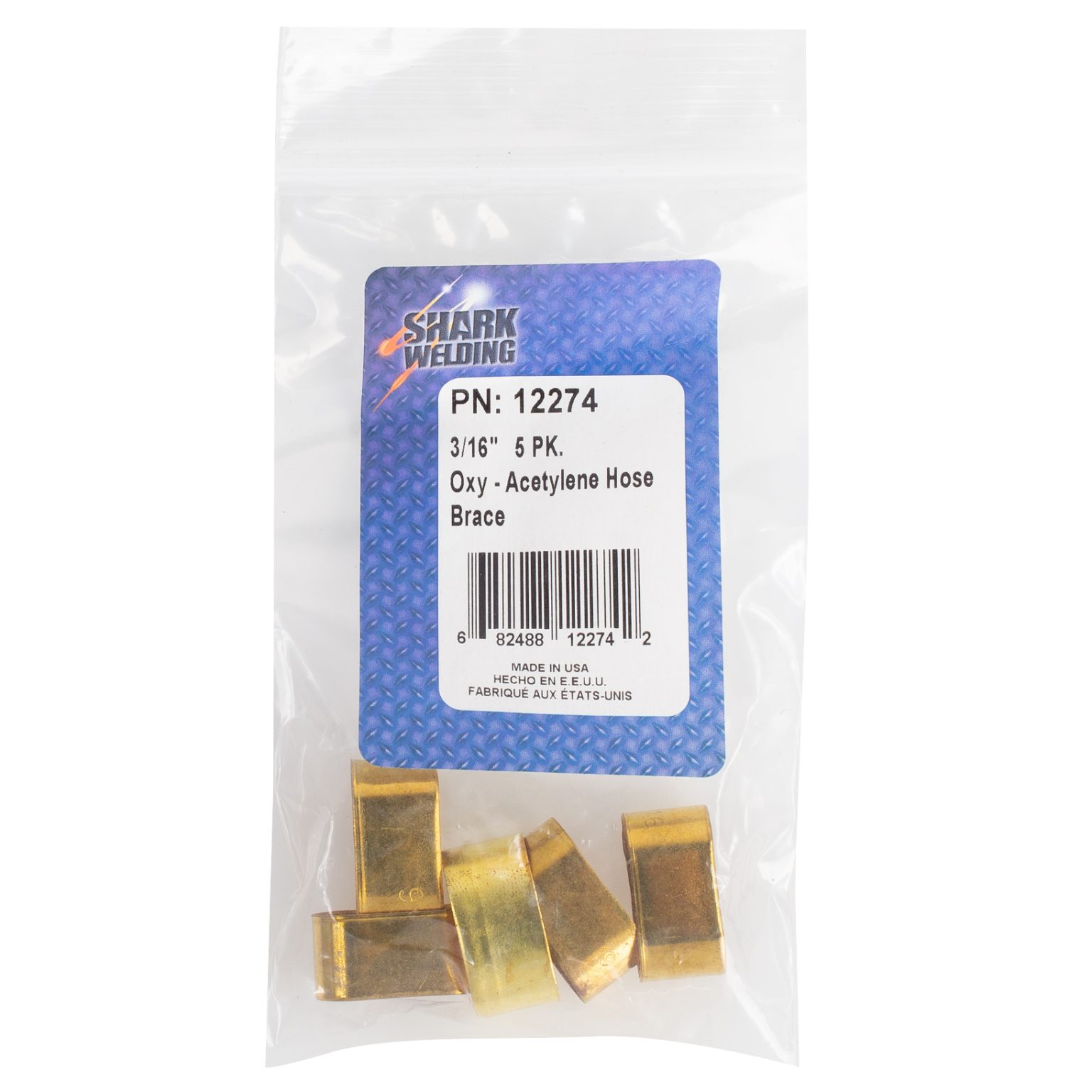 Oxygen-Acetylene Hose Brace - 3/16" - Shark Industries