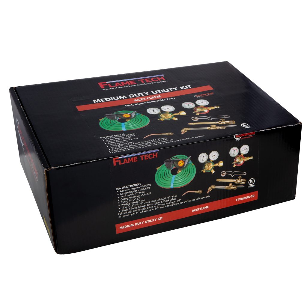 Medium Utility Kit for Cutting & Welding - Acetylene - Shark Industries