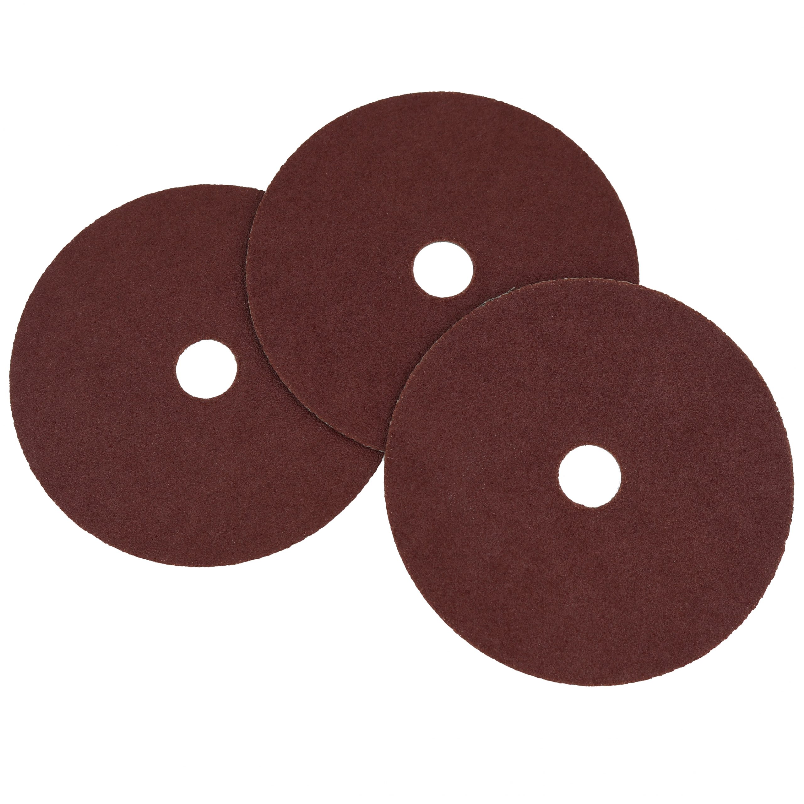 3 PK 4.5"-36 Grit Resin Fiber Grinding Discs - 7/8" Arbor Hole - Shark ...