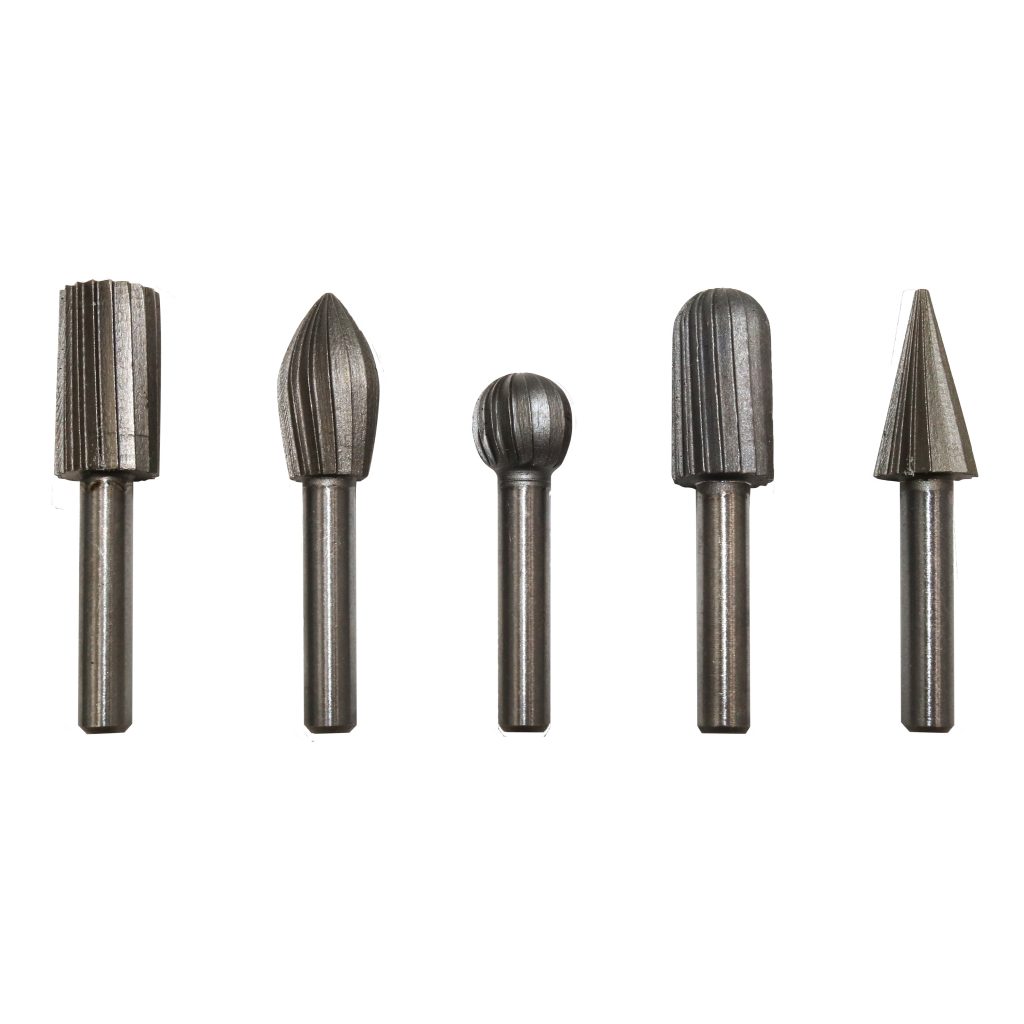 5 PC. Rotary File Set made of High Quality Steel - 5 most popular sizes ...