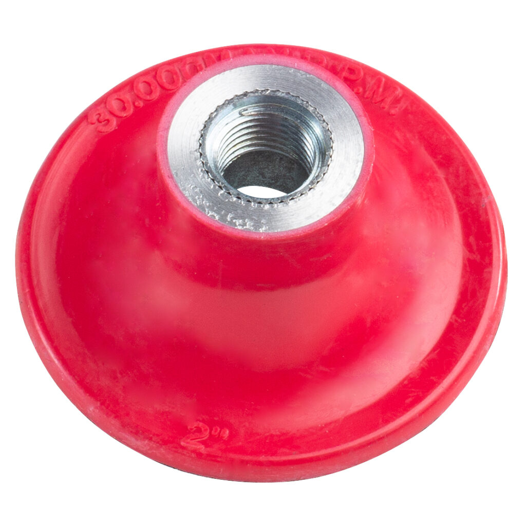 2" Backing Pad Type R, Twist-to-lock, 3/8"-24 Thread - Shark Industries