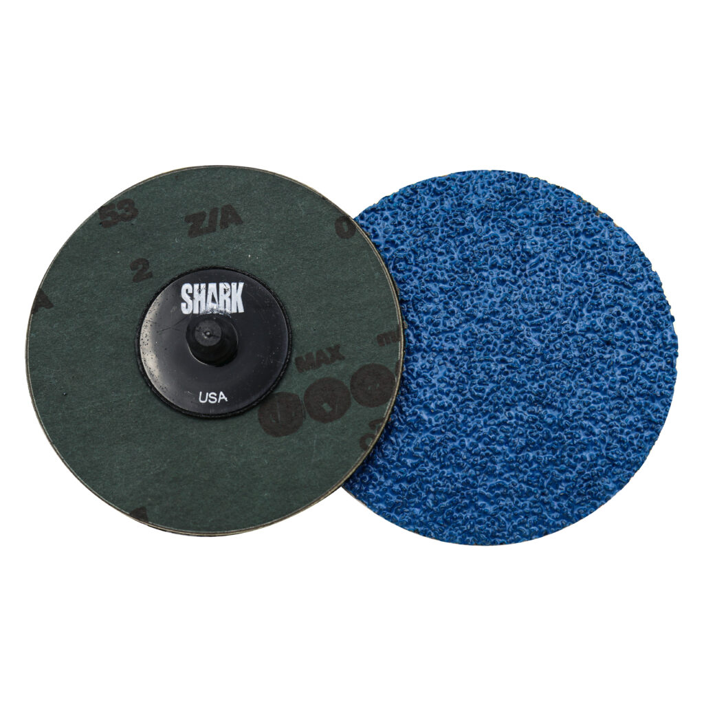 25 PK | 3" Mini Grinding Discs - Blue Zirconia - 80 Grit - Shark Industries