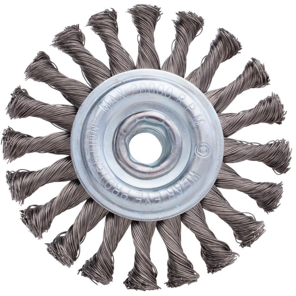 Stringer Bead Twist Wheel - 4.5" x 5/8"-11NC for Stainless Steel. .020 ...