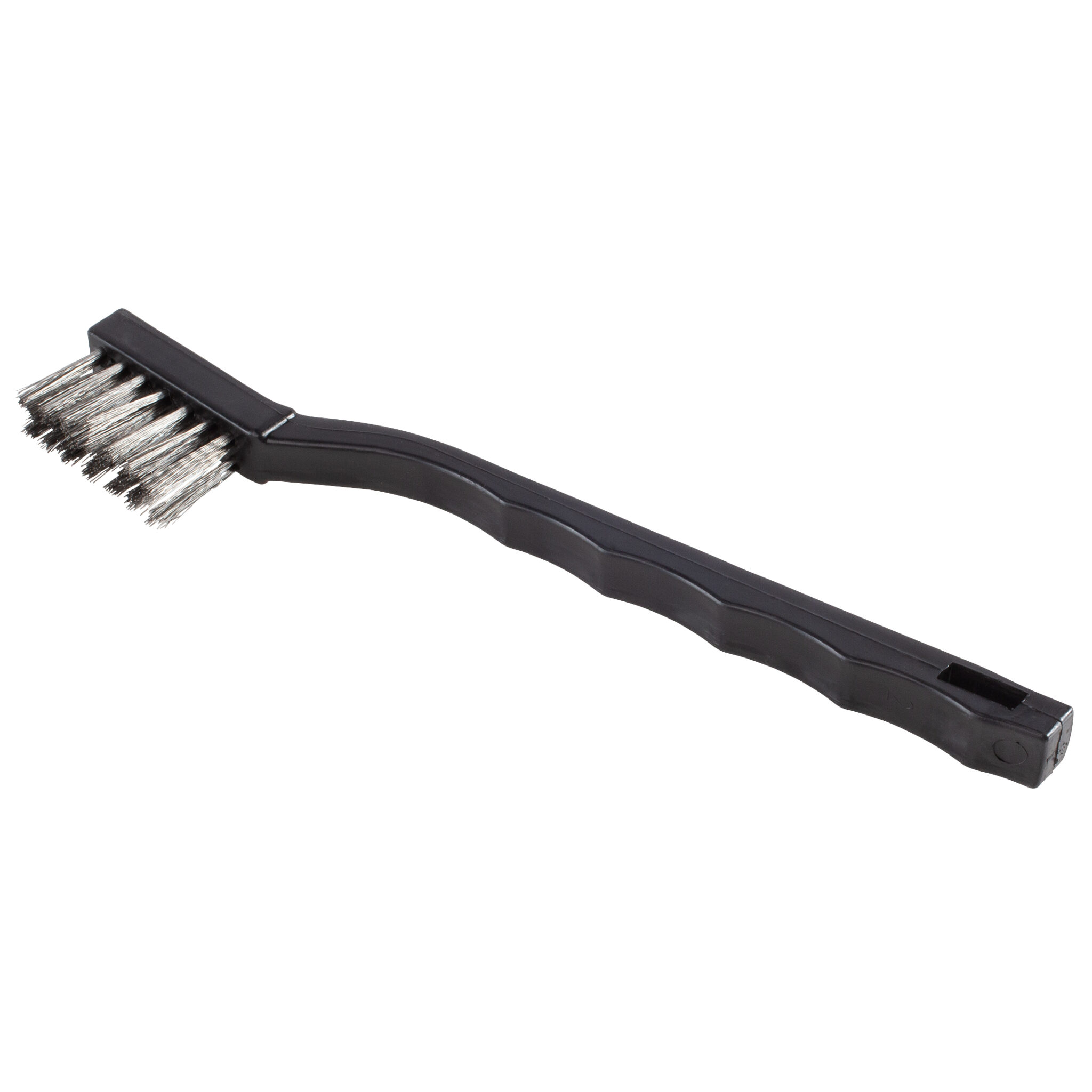 Small Scratch Brush - Stainless Steel - 7-1/4" with Plastic Handle ...