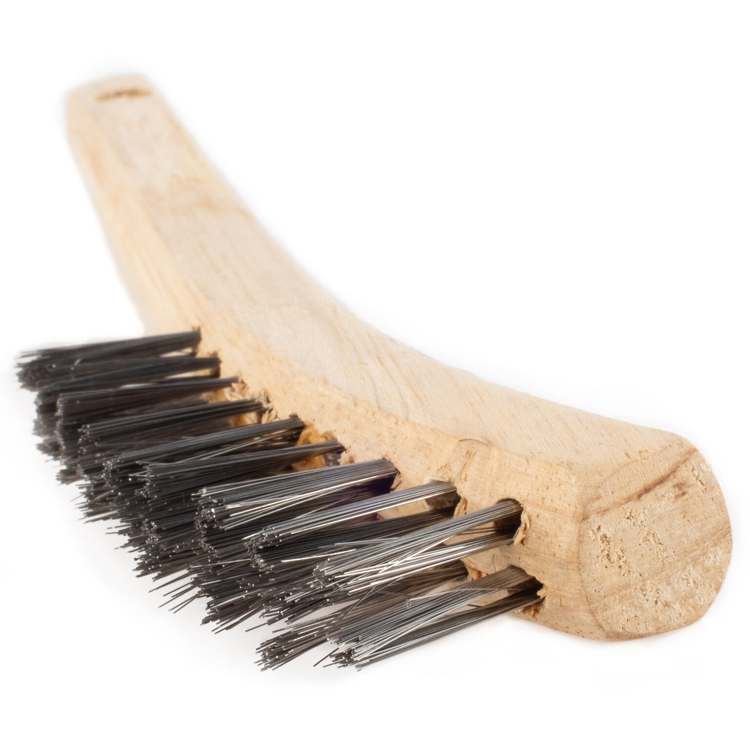 Stainless Steel Tinning Brush, 8-3/4" Handle - Shark Industries
