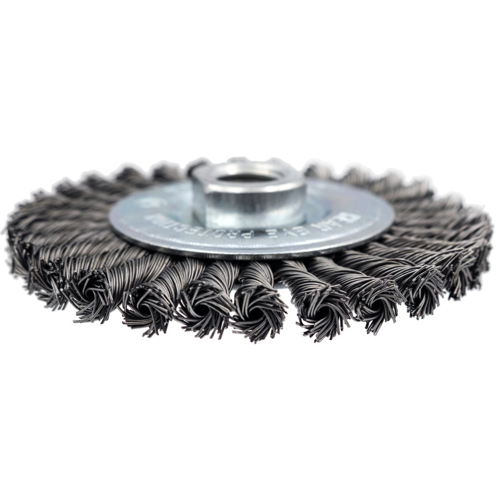 Stringer Bead Twist Wire Wheel - 4" x 5/8"-11NC arbor. .020 wire ...