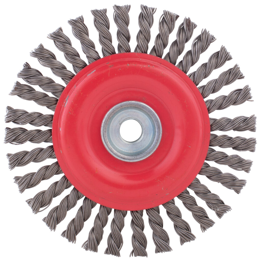 LIMITED STOCK! Stringer Bead Twist Wire Wheel - 4" x M10-1.5 Arbor ...