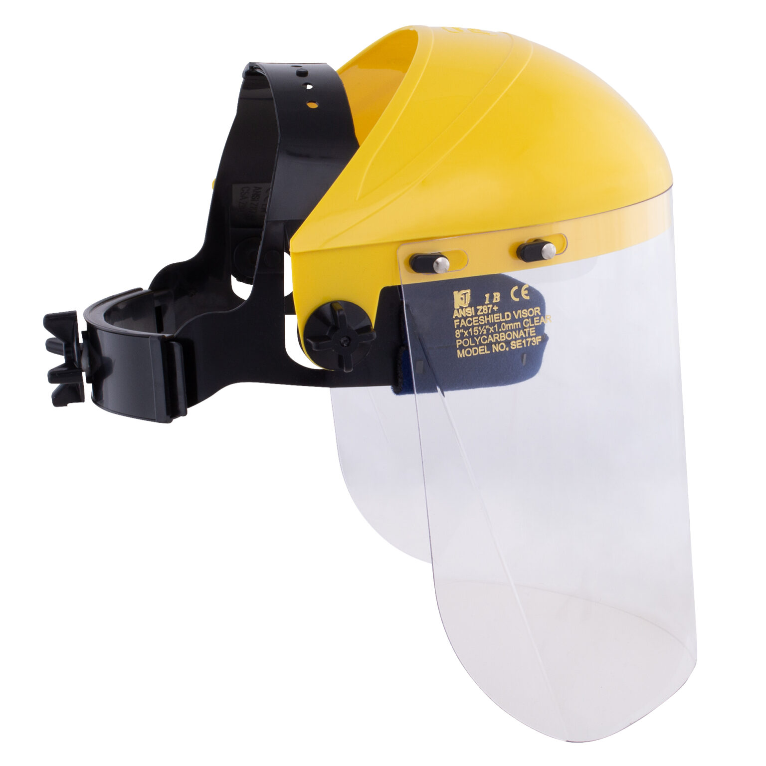 Grinding Shield - Features Clear Shield with Ratcheting Headgear - 8" x ...