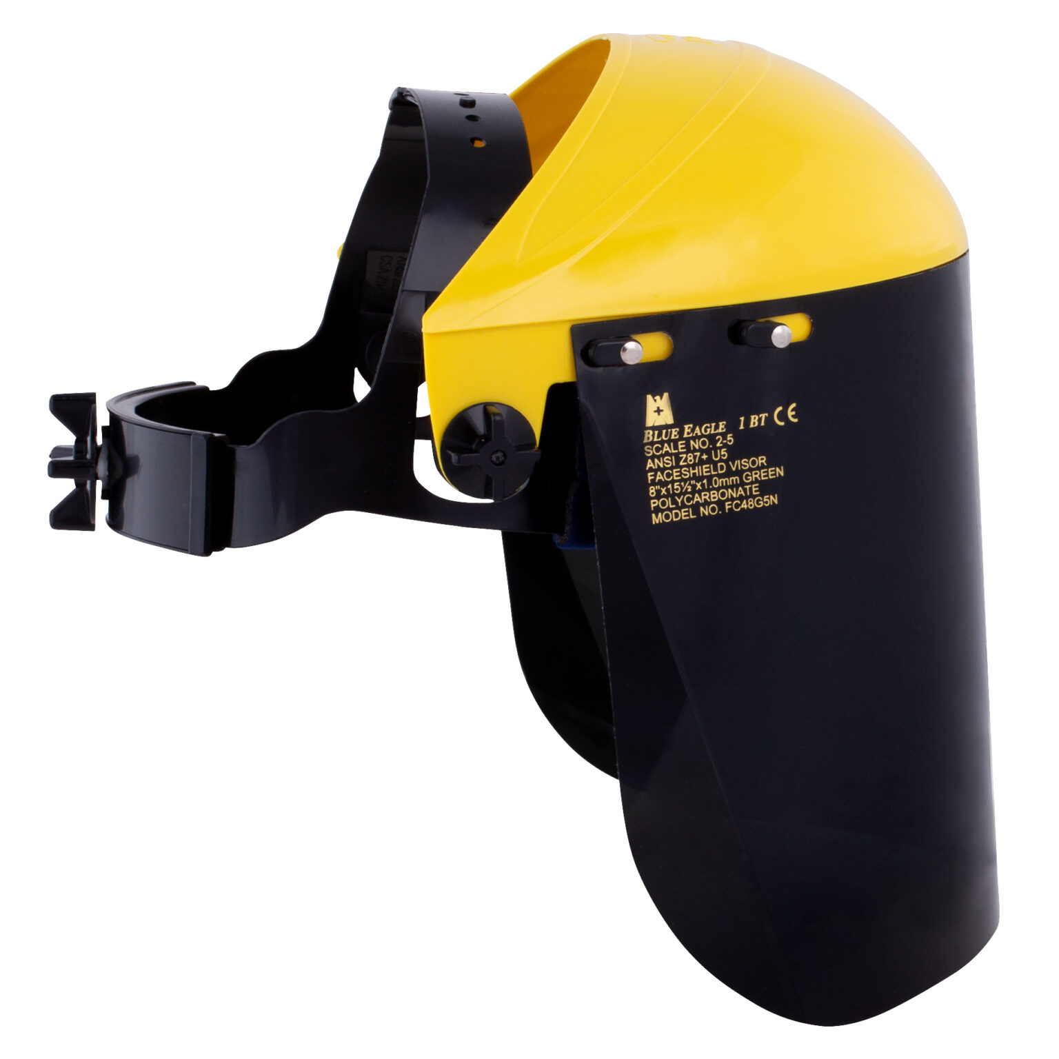 Grinding Shield - Features Green Shield with Ratcheting Headgear - 8" x ...