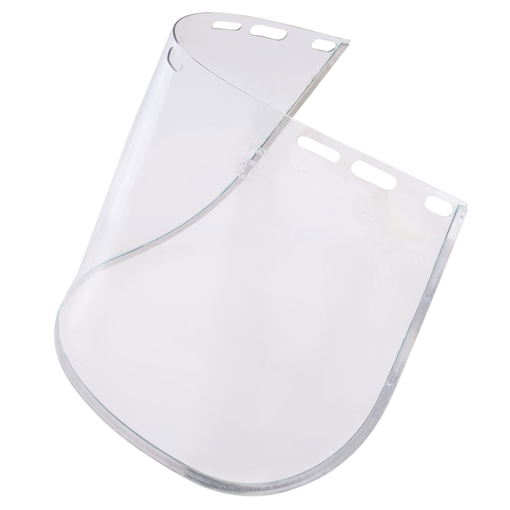 Replacement Grinding Shield with Metal Rim - Clear 8" x 16" - Shark ...