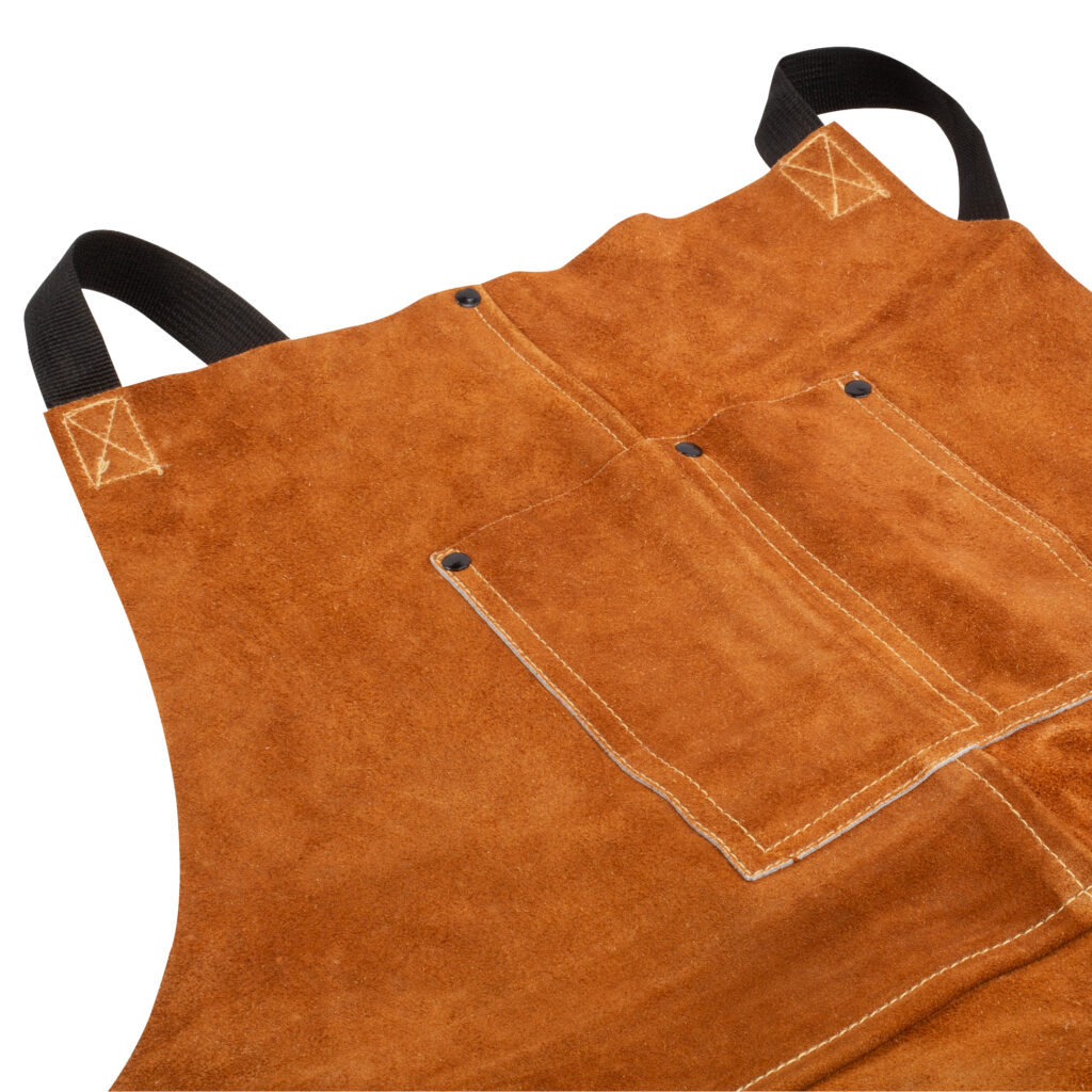 Leather Welder Apron in size Large - Shark Industries