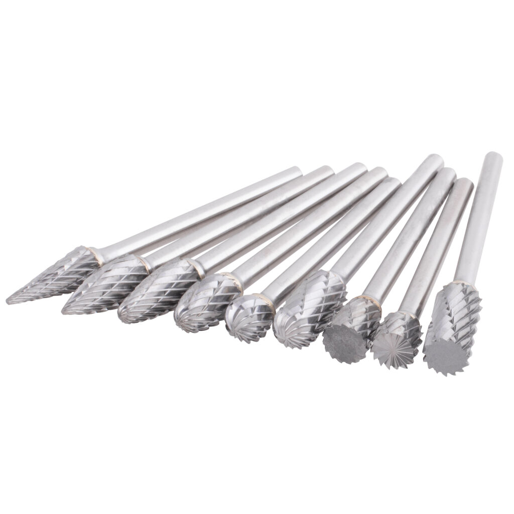 9 PC. | Mini Double Cut Carbide Bur Kit - 1/8" Shank (BTM) - Shark ...