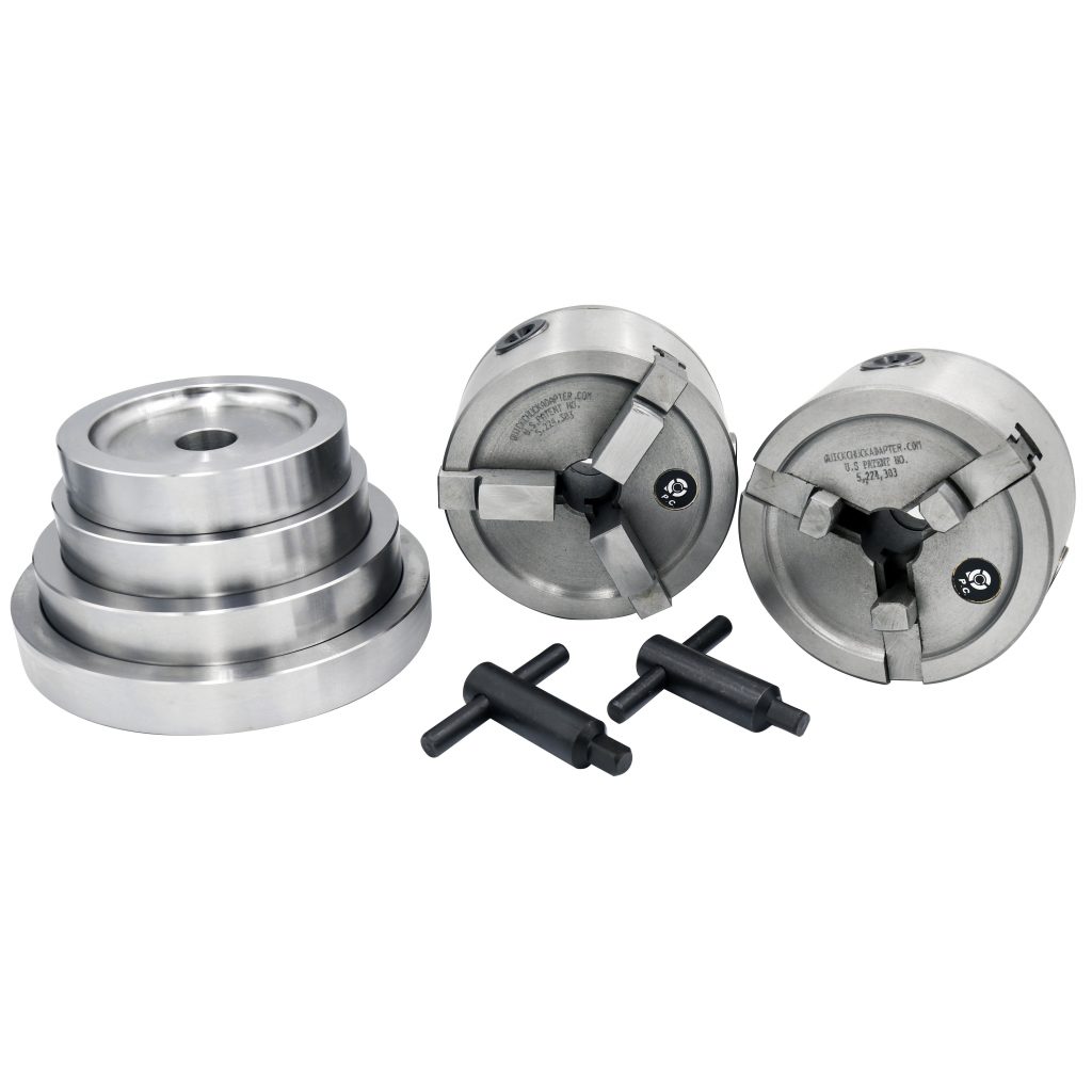 Twin Chuck Kit for Cars & 1 Ton 2 Quick Chucks with 4 Plates - Shark ...