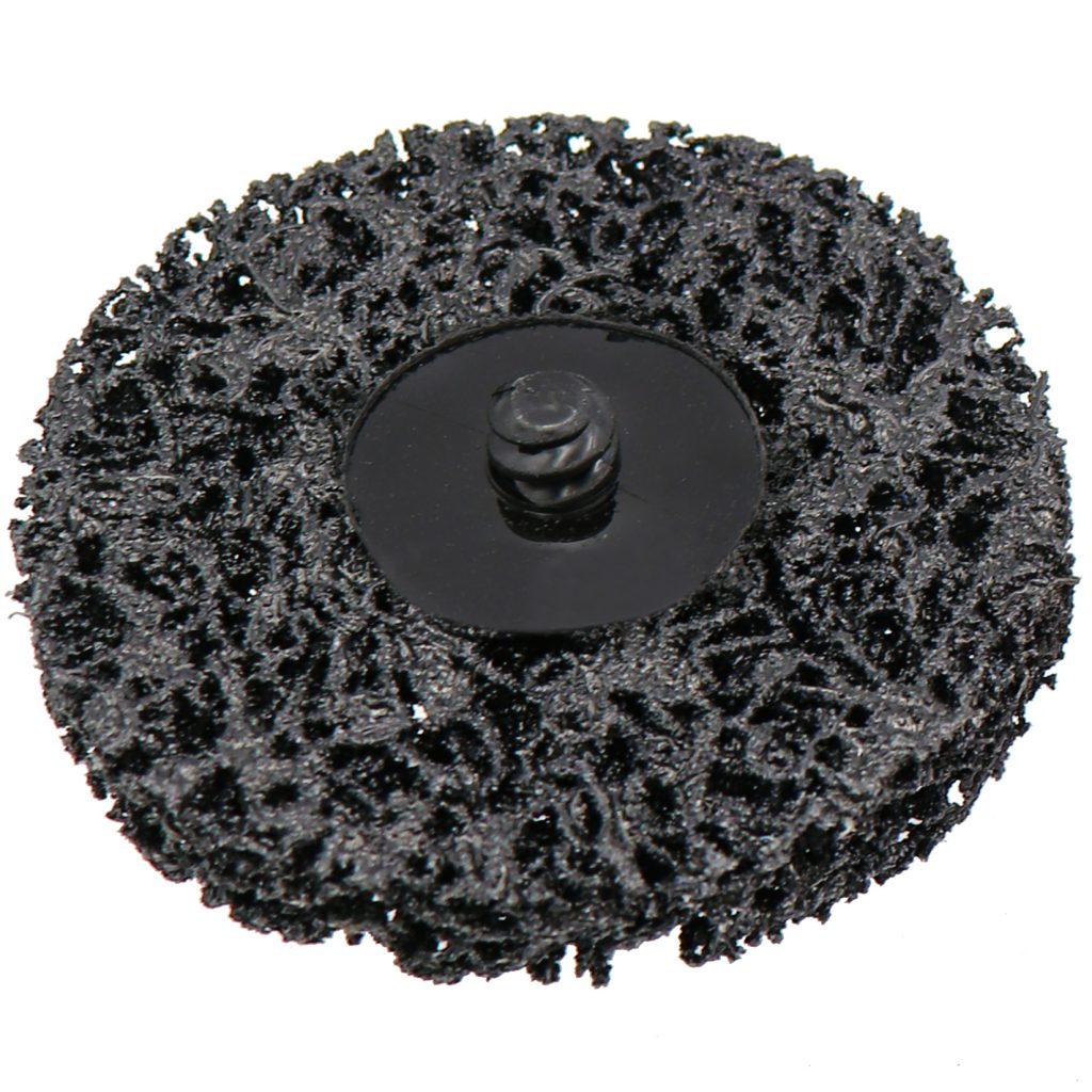 3" Plastic Encapsulated Wire Wheel on 1/4" Mandrel - Shark Industries