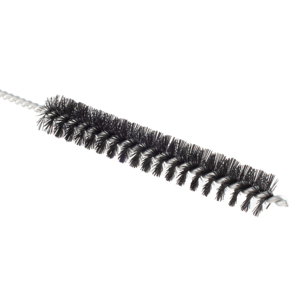 Nylon Bristle Tube Brush - 8 1/2" x 1/2" diameter - Shark Industries