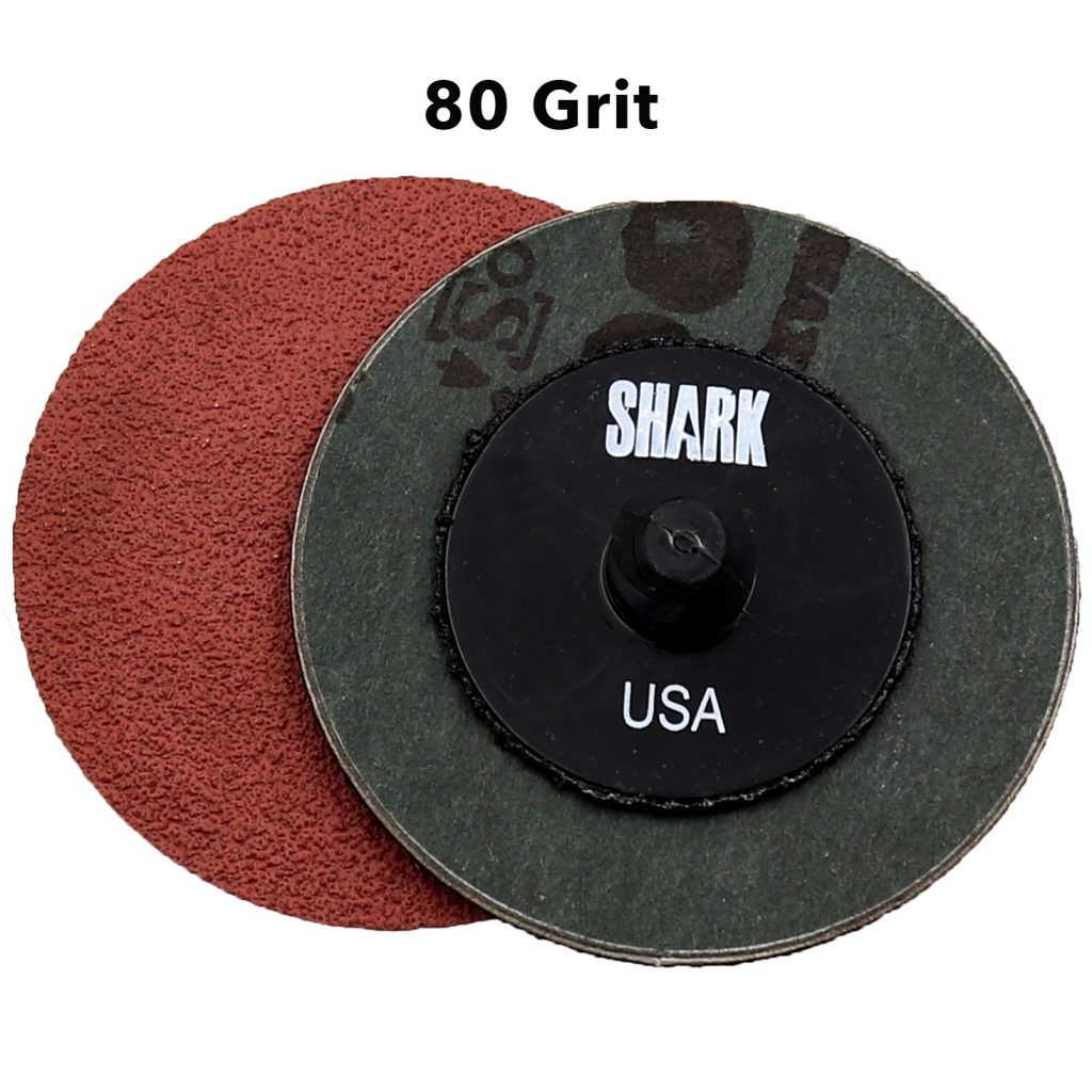 50 PK Mini Grinding Discs with Twist-to-Lock Backing - Aluminum Oxide 2 ...