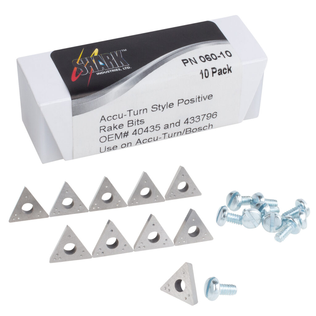 Positive Rake Zero Angle Tool Holder - Bits: 407, 408, 409 or 060 ...