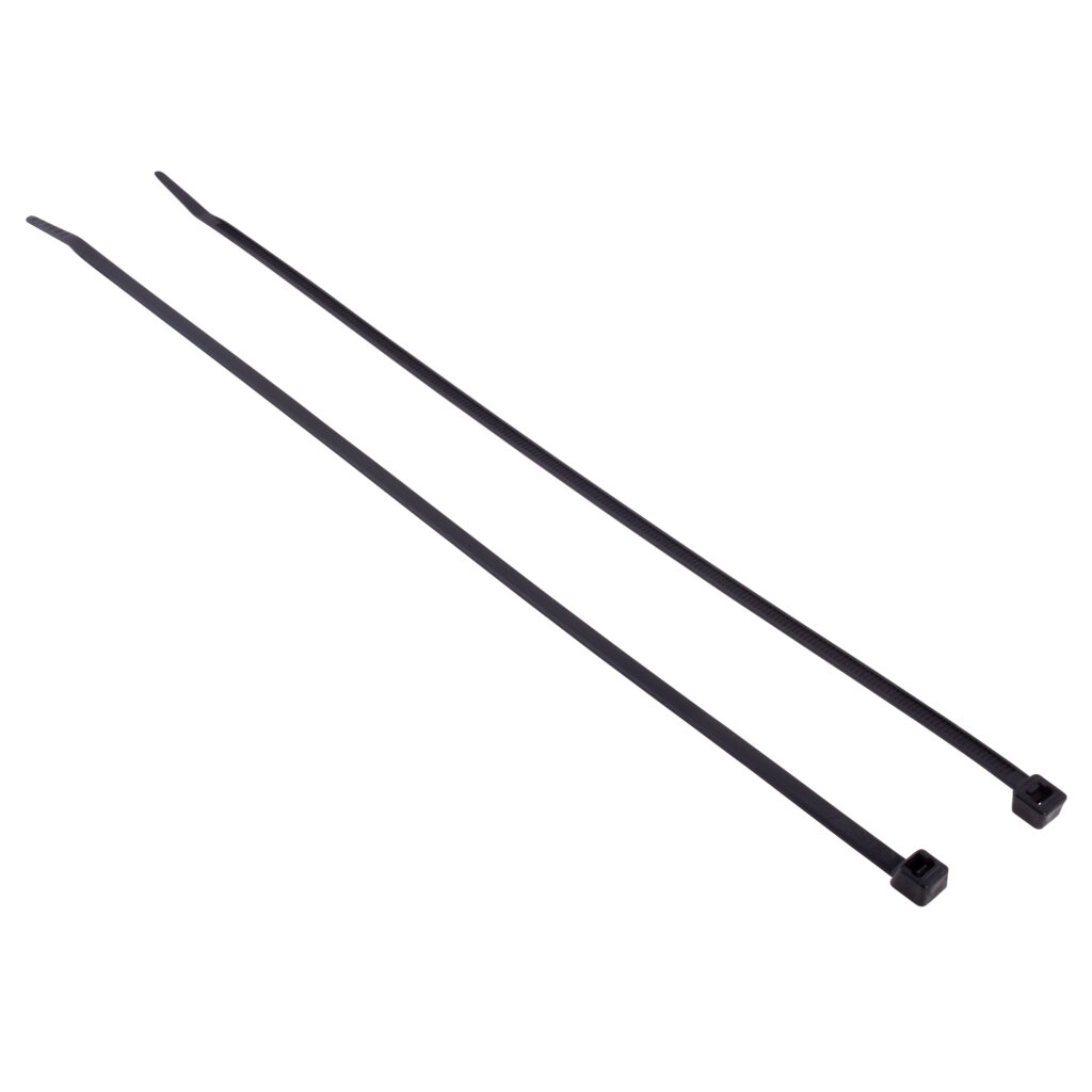 100 PK | Black Cable Ties, 11 Inch - Shark Industries