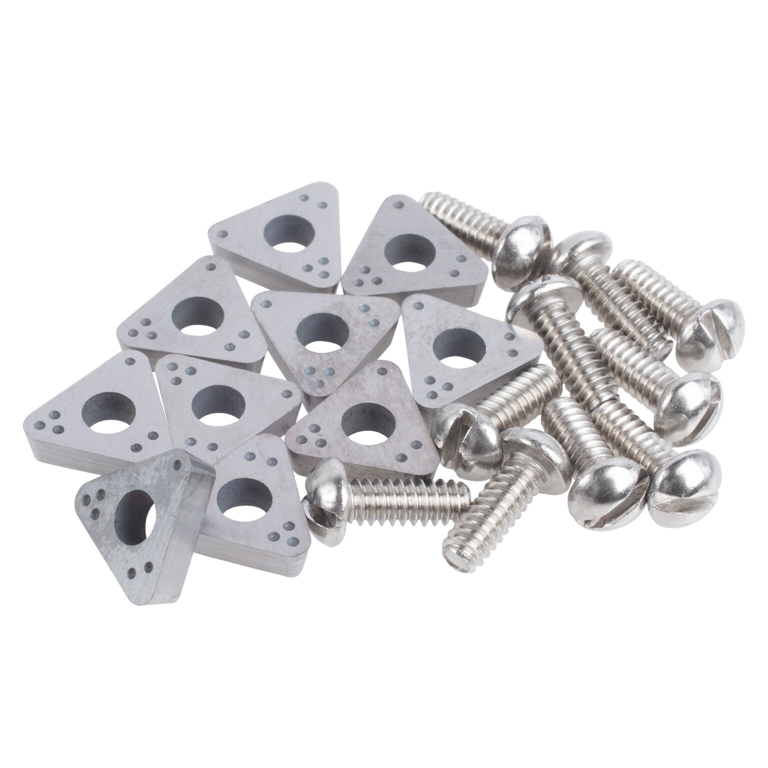 10 PK Kwik-Way Style Formula 1 Positive Rake Bits .045 Radius - Shark ...