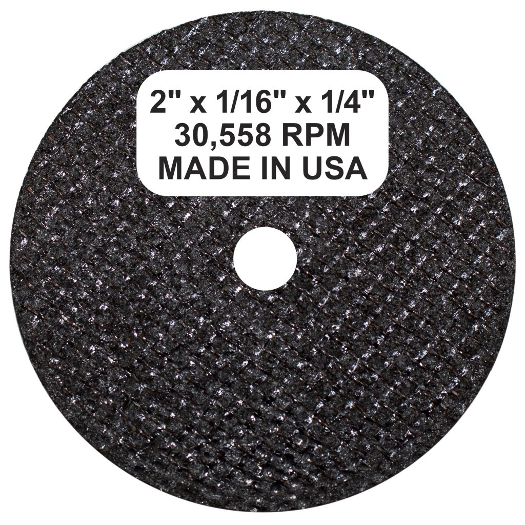 10 PK | Cut-Off Wheel - Aluminum Oxide - 2" x 1/16" x 1/4" - 54 Grit ...
