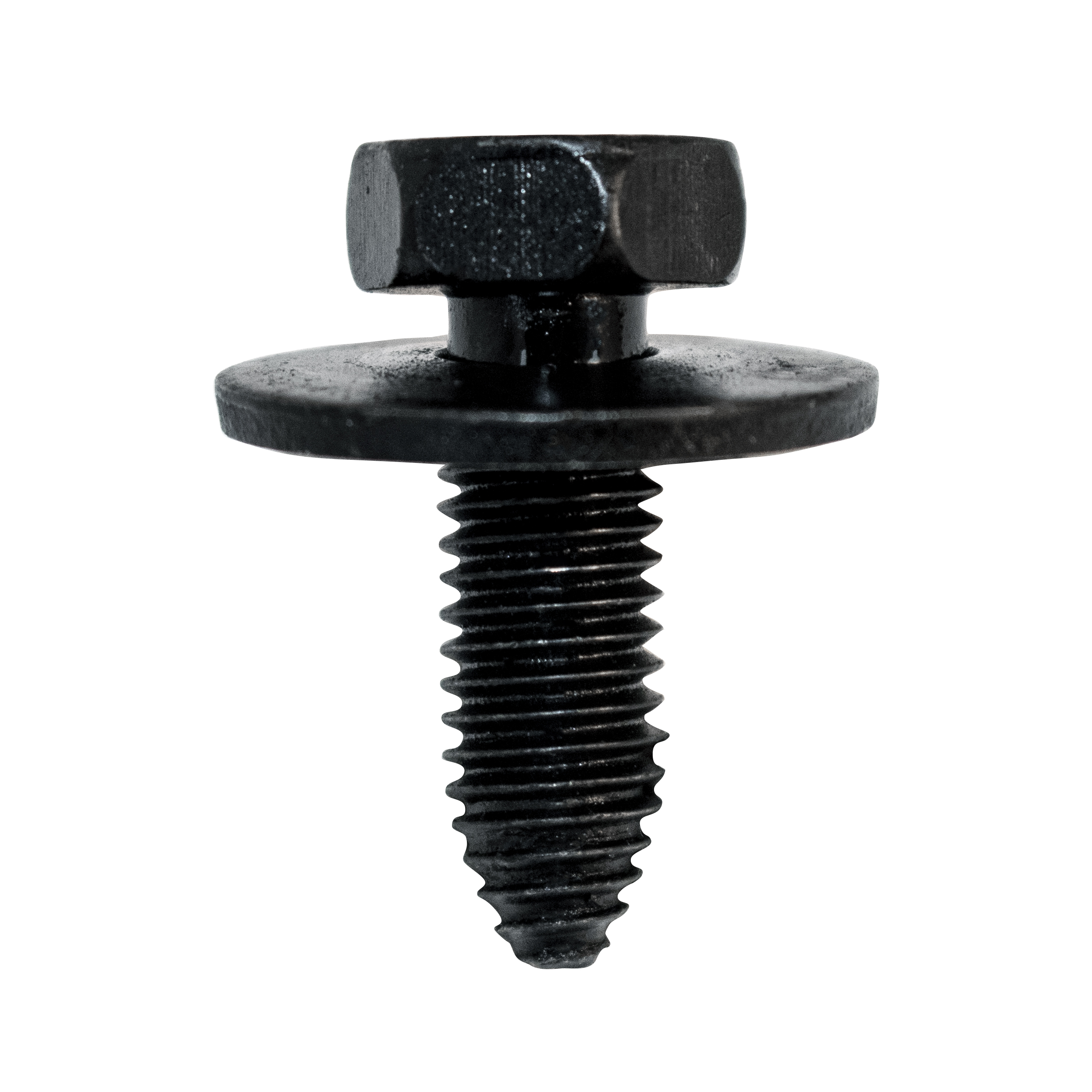 100 PK GM Hex Washer Head Sems Screw #8 - Shark Industries