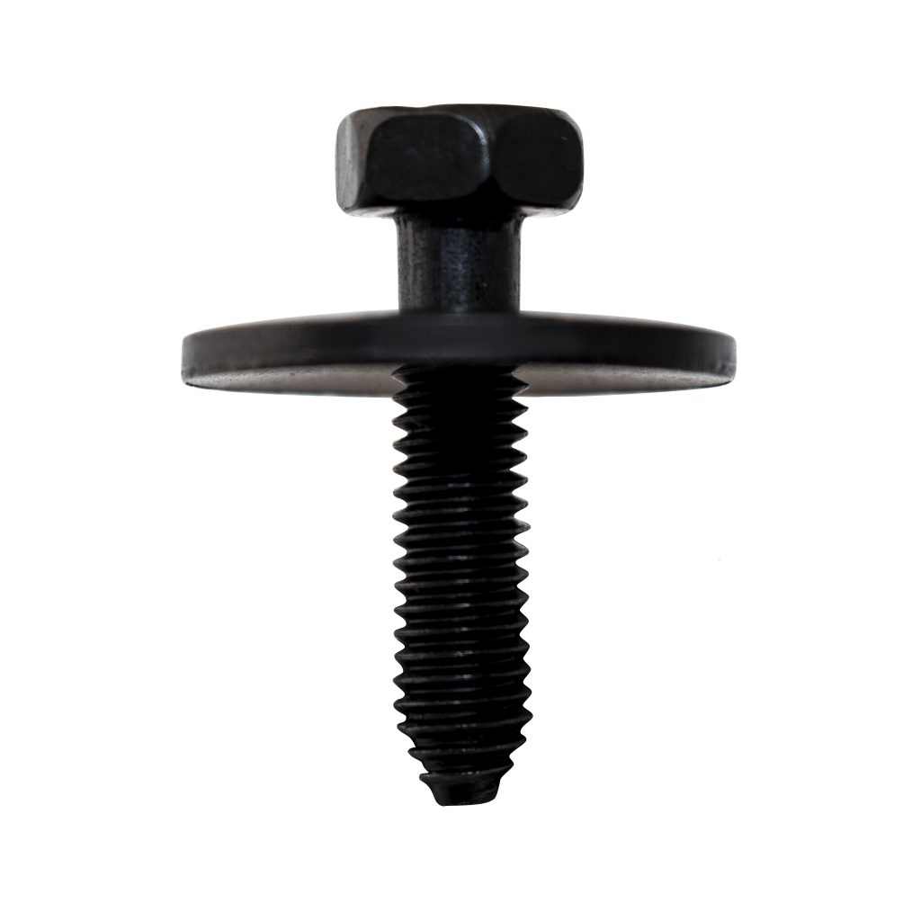 50 PK Sheet Metal Screw Phosphate Hex Head Sems - Shark Industries