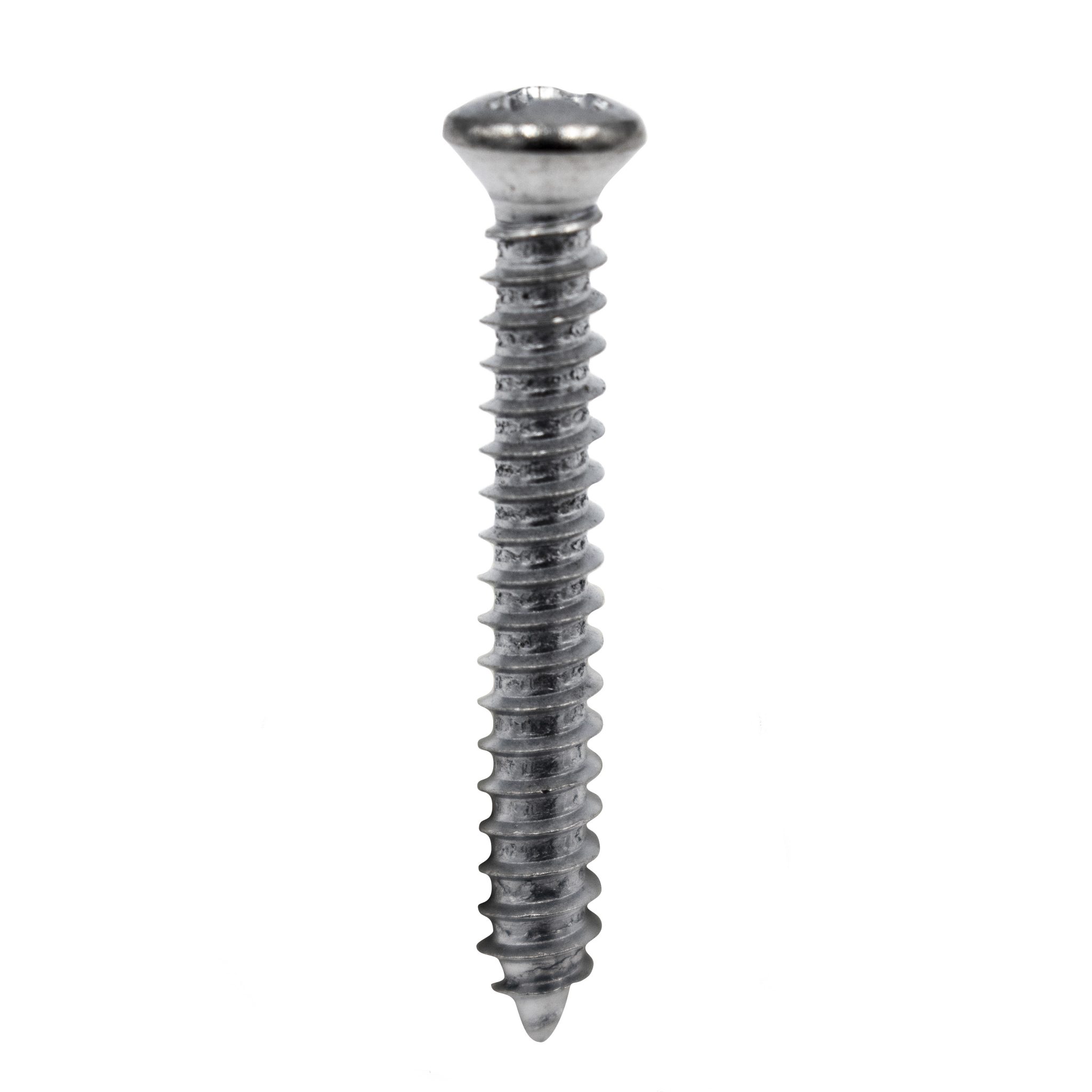 100 PK Slotted Truss Head License Plate Screw - Shark Industries