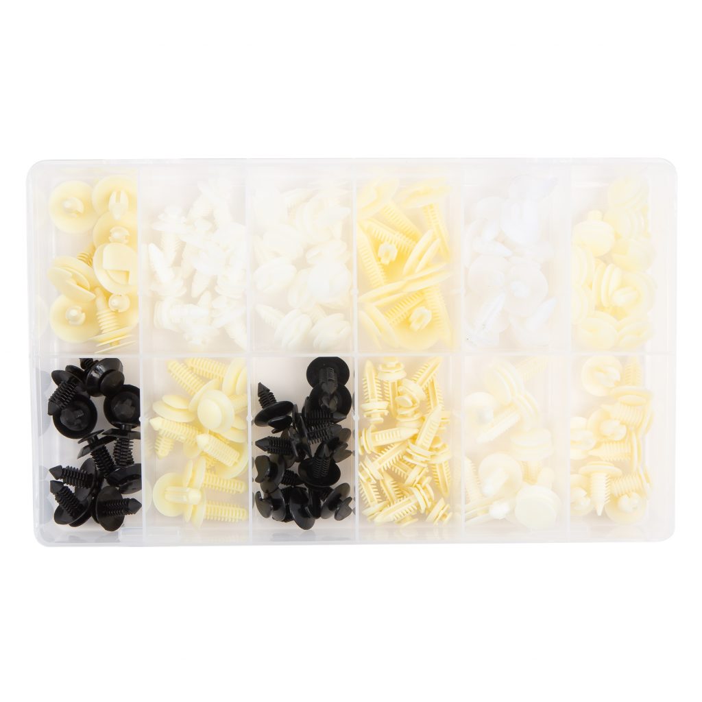 120 Piece Door Trim Panel Retainer Assortment in 12 Compartments ...
