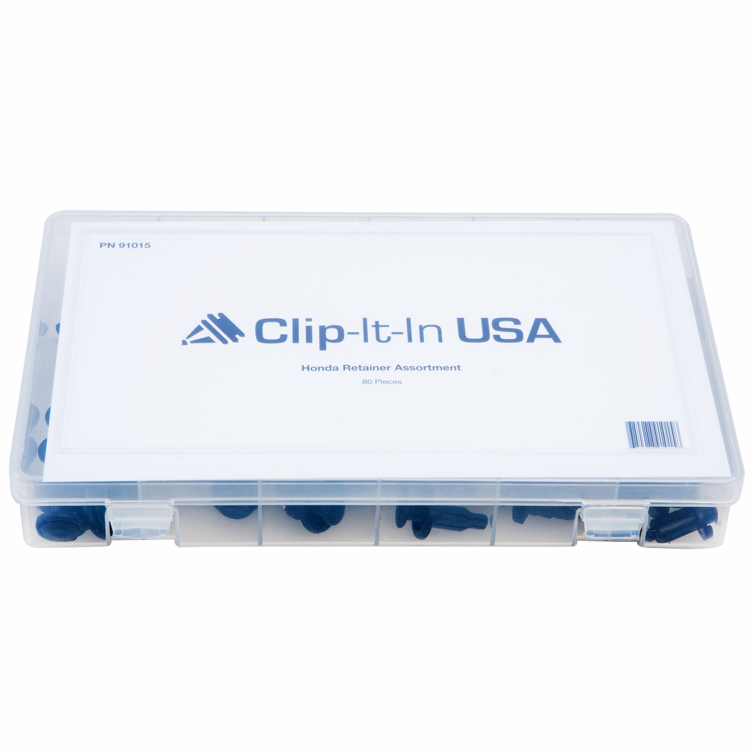 80 Piece Honda Retainer Assortment in 12 Compartments - Shark Industries