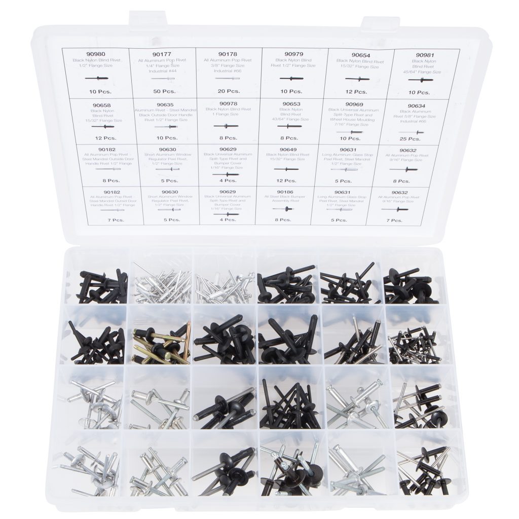 263 Pc. Universal Rivet Assortment - Shark Industries