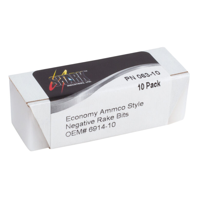 10 PK Negative Rake Cutting Bits - Bear Style - Shark Industries