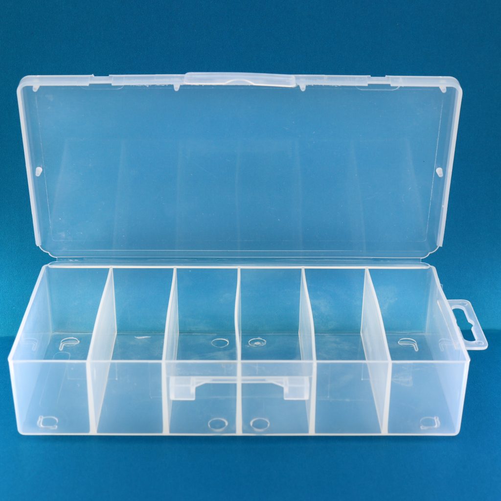 6 Compartment Plastic Box - Shark Industries
