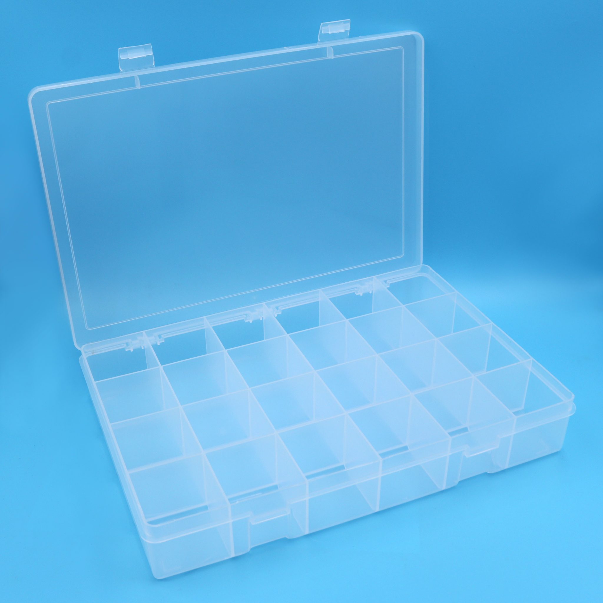 24 Compartment Plastic Box - Shark Industries