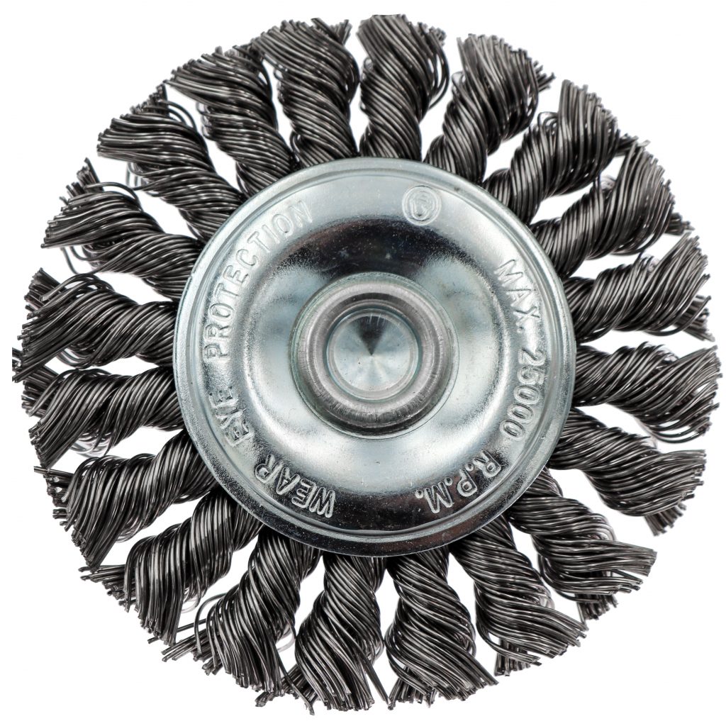 3 1/4'' Mounted Knot Power Brush - Shark Industries