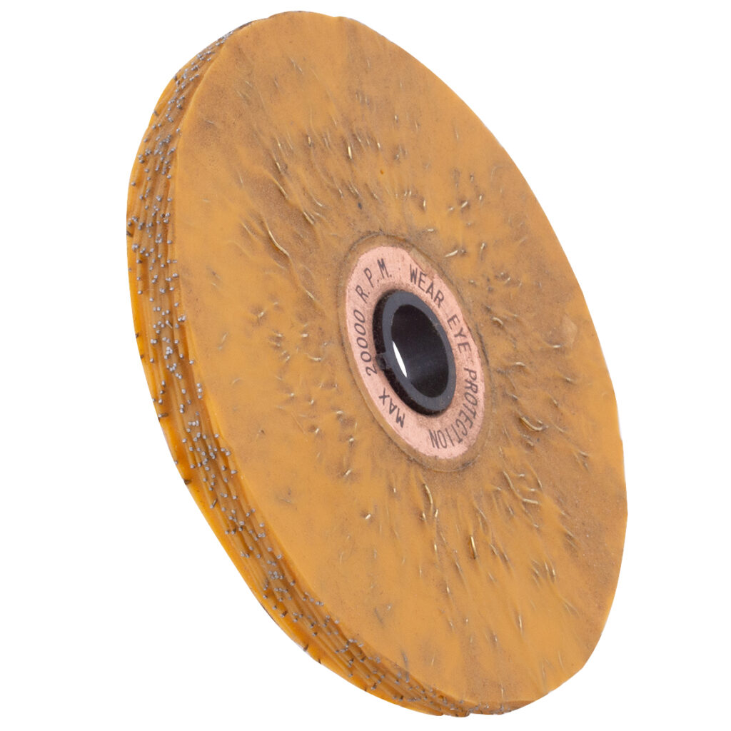 3'' Crimped Encapsulated Wire Wheel - Heavy Duty - Shark Industries