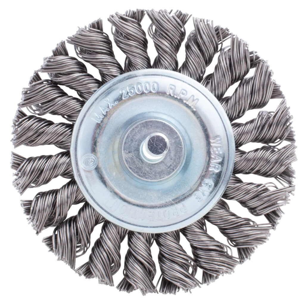 3 1/4'' Mounted Knot Power Brush - Shark Industries