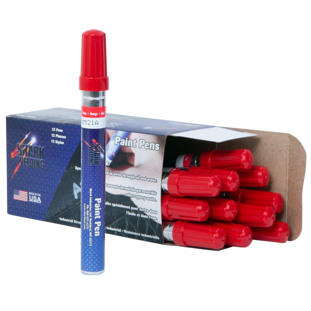 Paint Pens (Red) 12 Per Box - Shark Industries