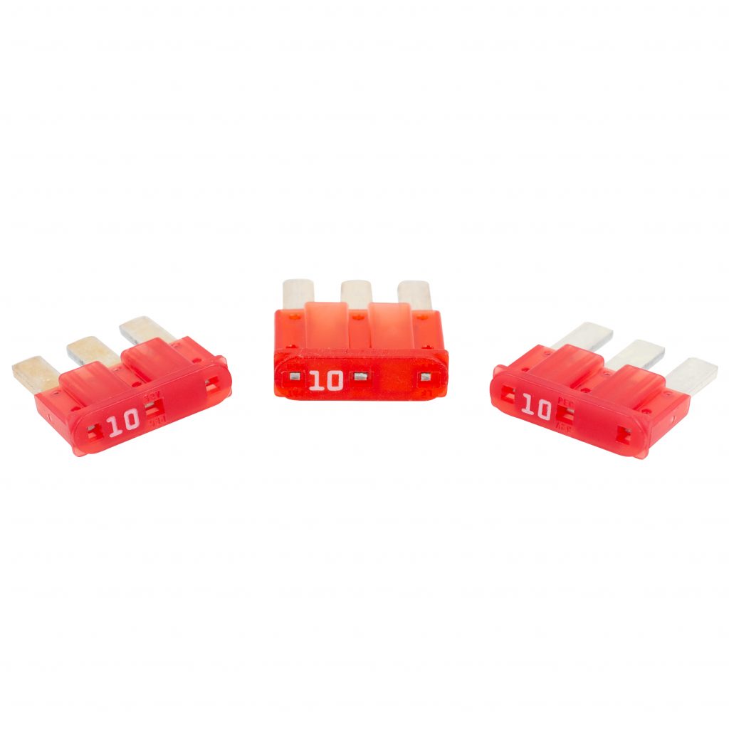 LIMITED STOCK! 3 Leg Micro 10 AMP Fuse Red - Shark Industries
