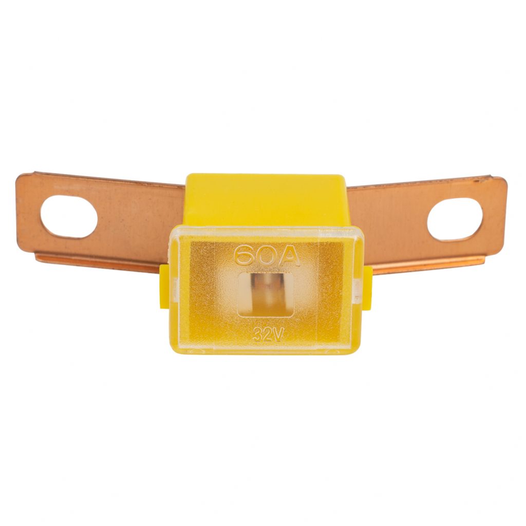 LIMITED STOCK! FLB-60 60A 32V Yellow Plastic Fuse - Shark Industries