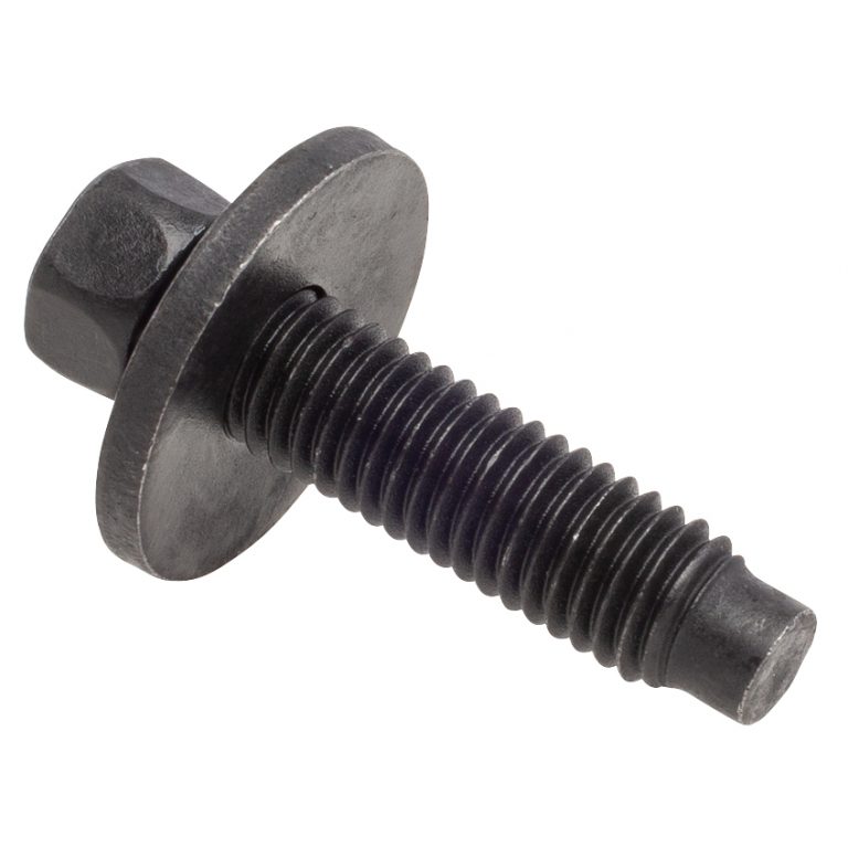 50 PK | Hex Head SEMS Dog Point Phosphate M8-1.25 X 33mm - Shark Industries