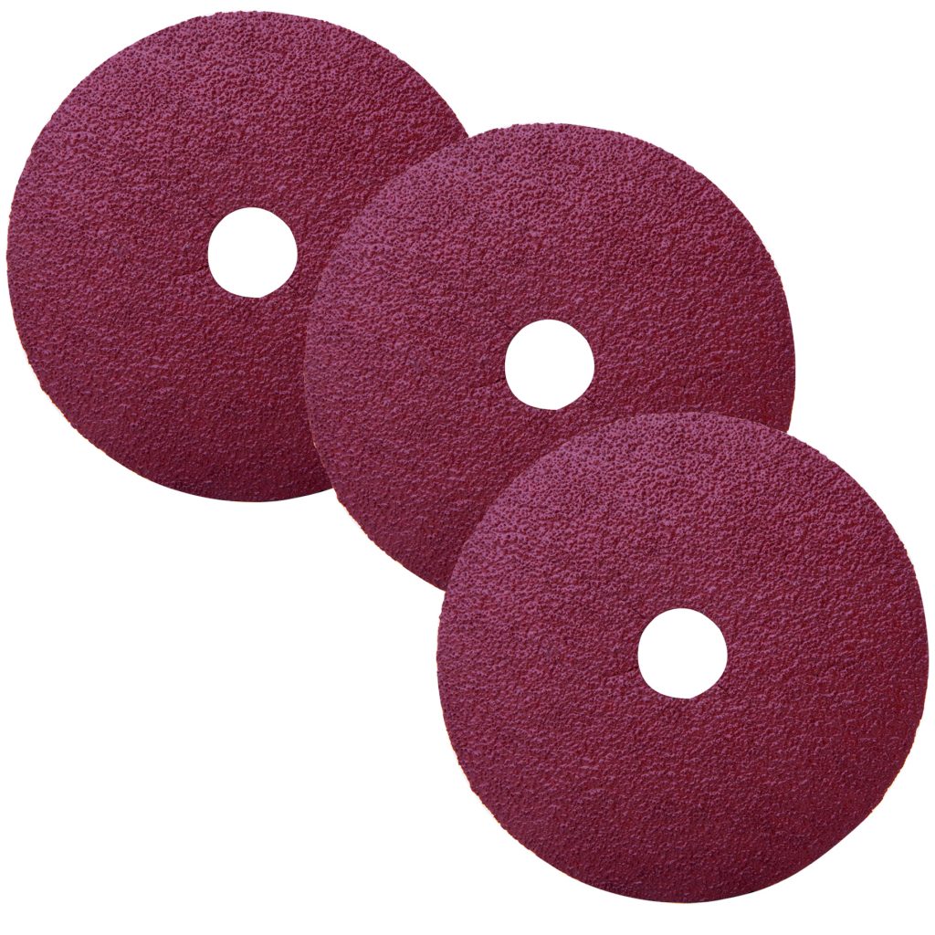 25 PK | Resin Fiber Disc - Aluminum Oxide - 5" x 7/8" - 120 Grit ...