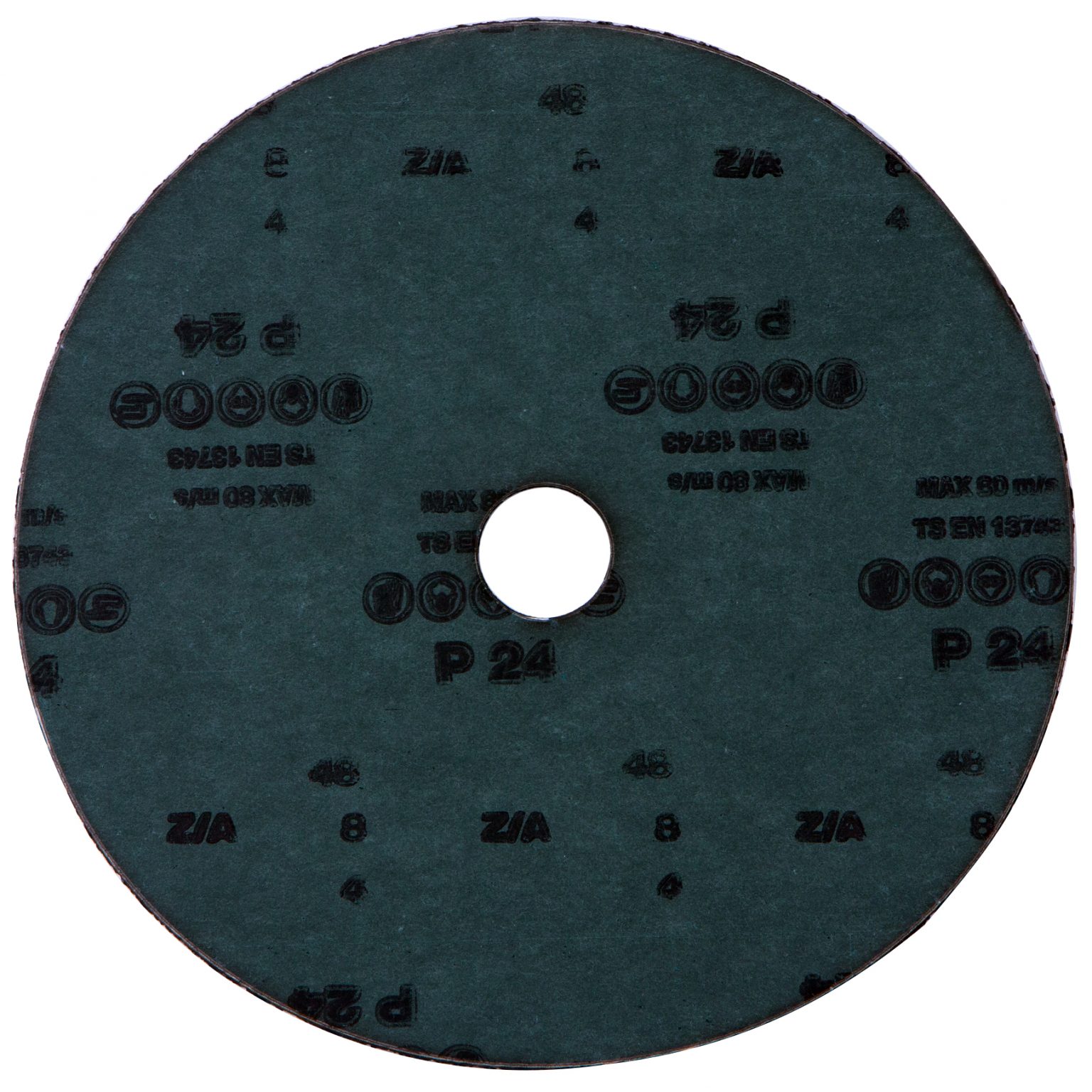 100 PK | Resin Fiber Disc - Zirconia - 7" x 7/8" - 24 Grit - Shark ...