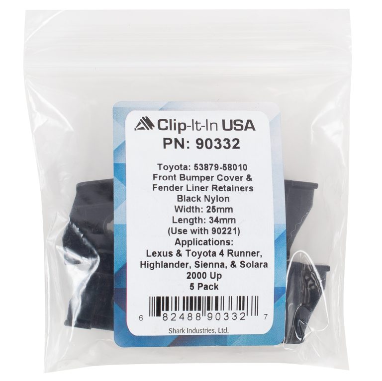 Toyota: 53879-58010 Frt Bump.Cov25mm - 25 Pk. - Shark Industries