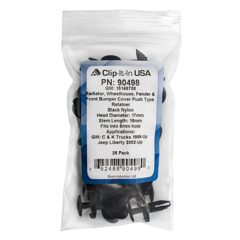 Push Type Retainer - GM 15149708 - 25 Pk. - Shark Industries