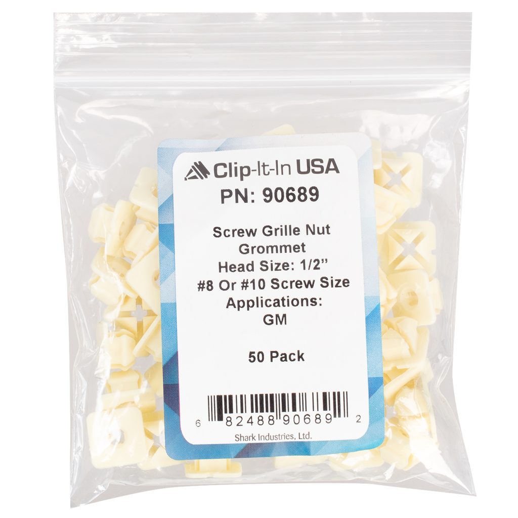50 PK | Grommet-Grille Nut - GM - Shark Industries