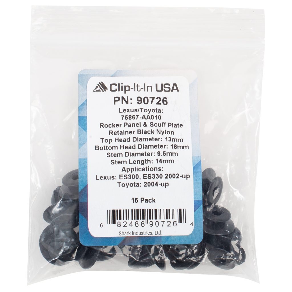 Moulding-Rocker Panel - Lexus/Toyota 75867-AA010 - 15 Pk. - Shark ...