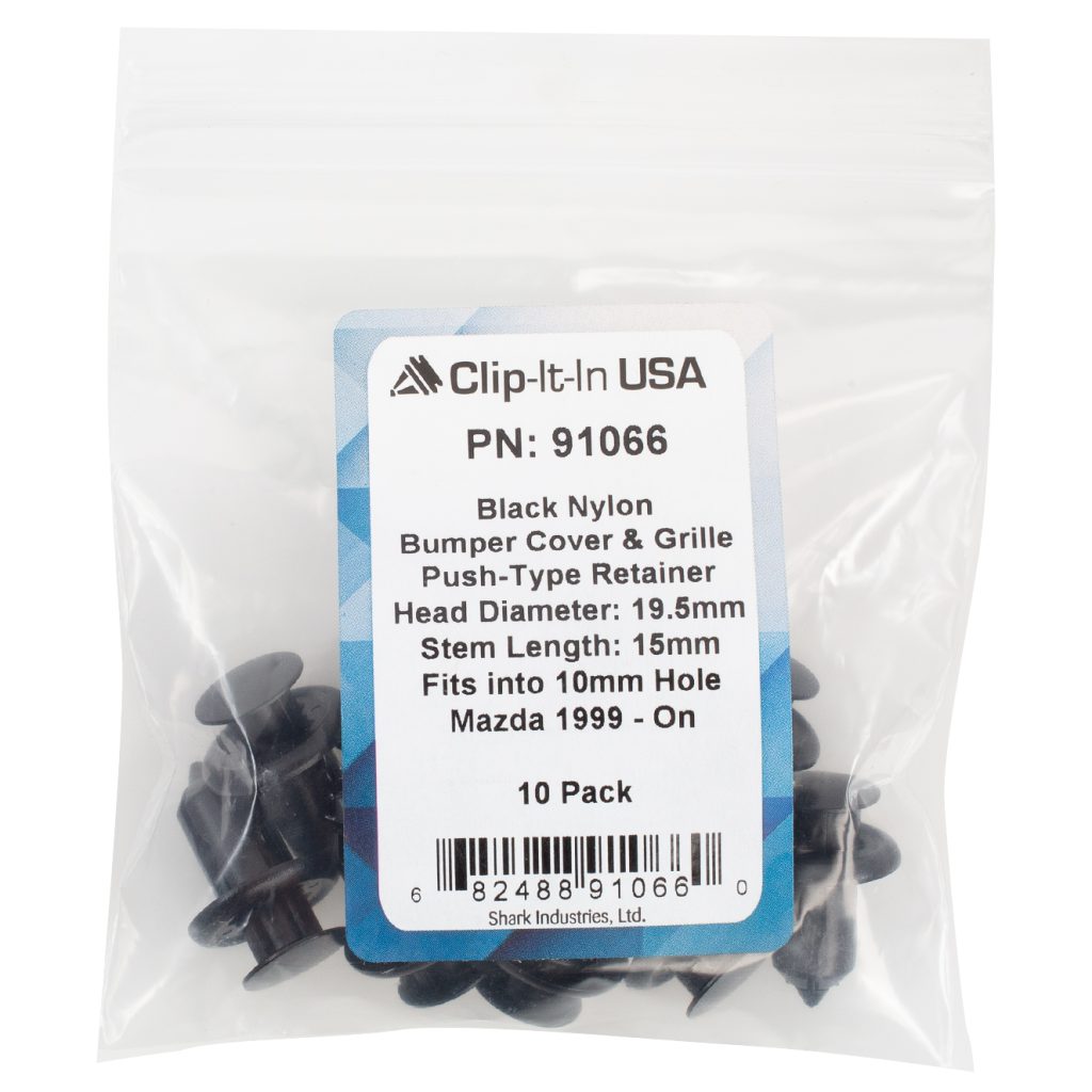 10 PK | Mazda Push Type Retainer - Shark Industries