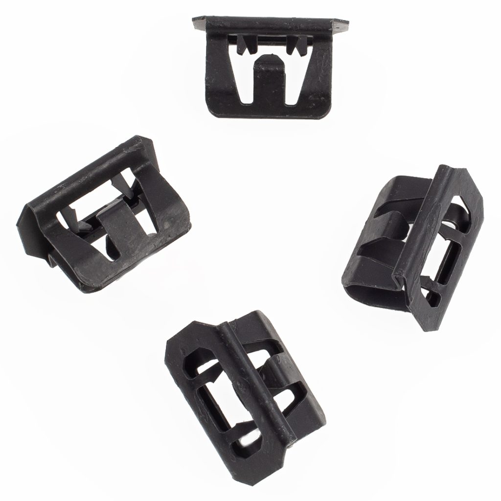 GM Grille Clip/ Fastener 1" x 5/8" Black Metal /TW - 15 Pk. - Shark ...