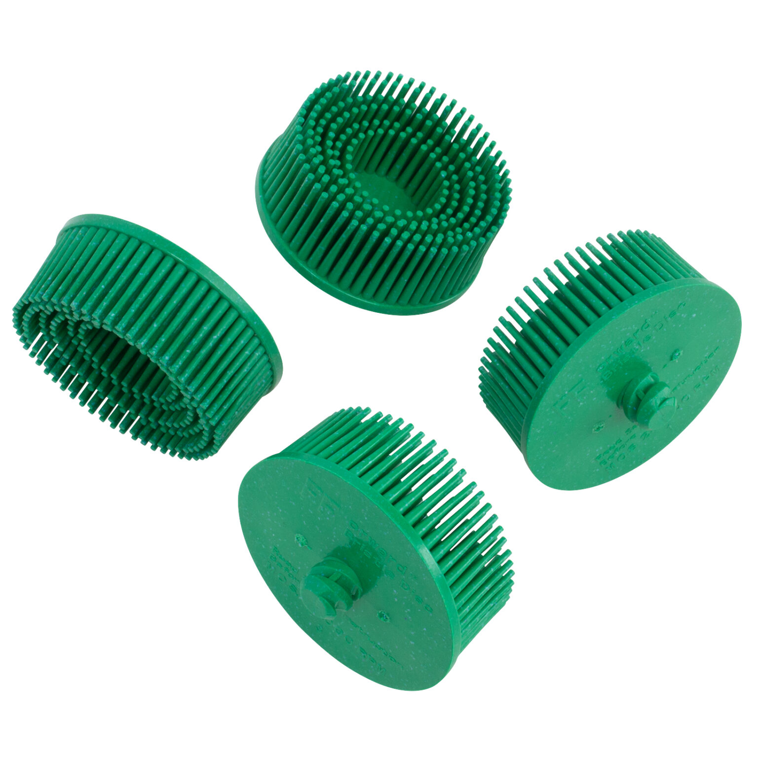 10 PK | 2 in. Dia. Green Shark Finger Discs™ - 50 Grit - Shark Industries