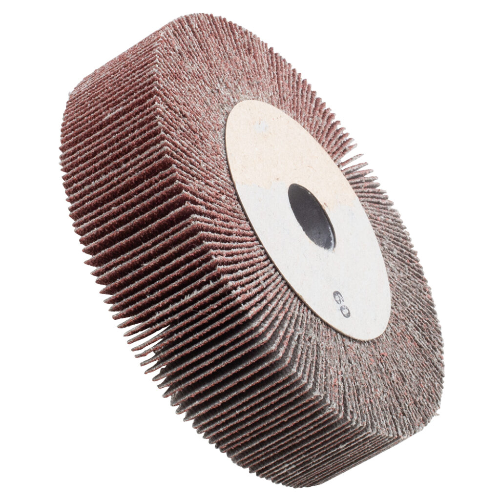1 PK | Unmounted Flap Wheel - 4 In. X 1 In. X 5/8 In. - 80 Grit - 5/8 ...
